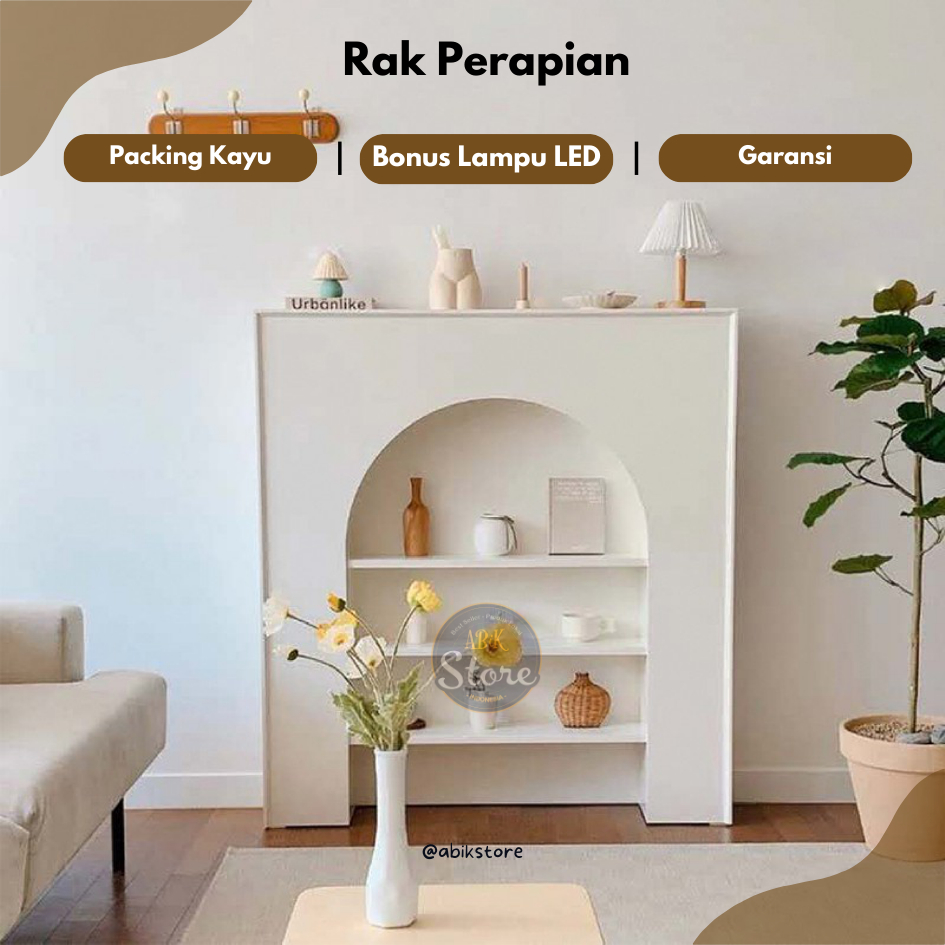 Jual Rak Perapian Ala Korea 1 Meter - Abik Store | Shopee Indonesia