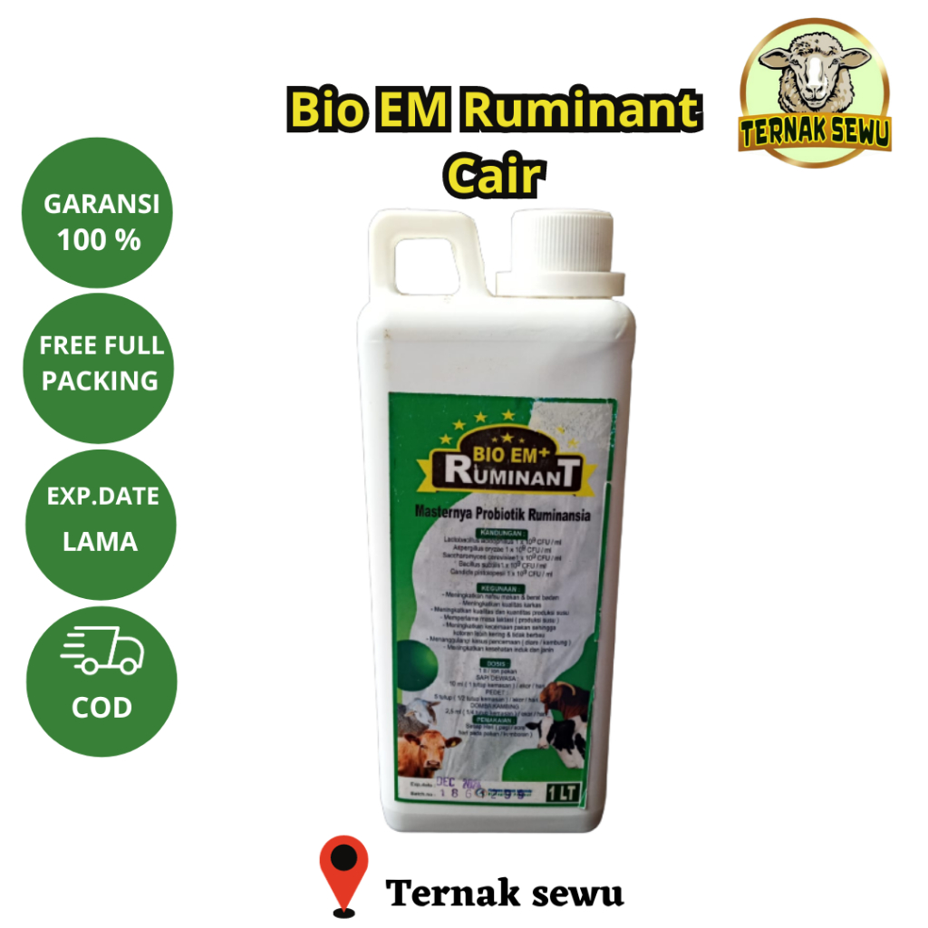 Jual BIO RUMINANT+ 1 L - Masternya Probiotik Ruminansia Sapi Kambing ...