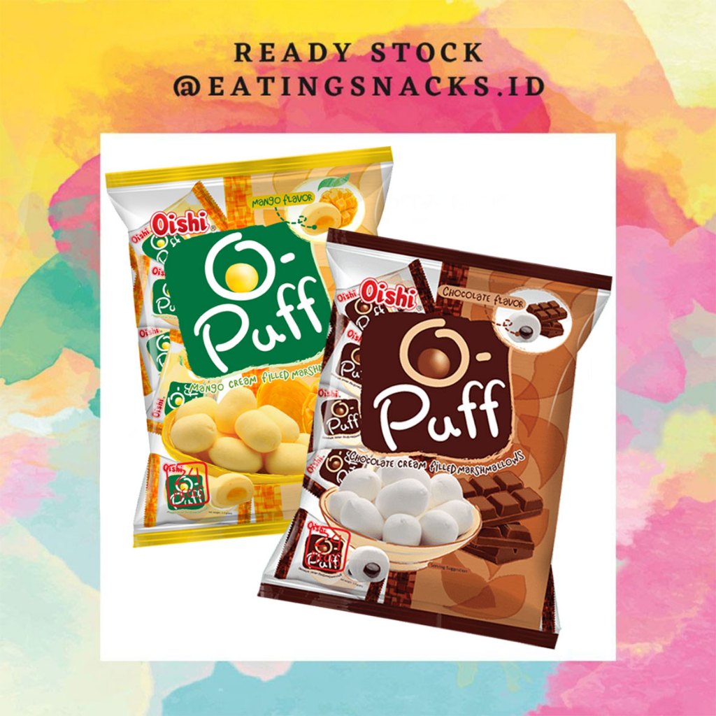 Jual Oishi O Puff Cream Filled Marshmallow | Shopee Indonesia