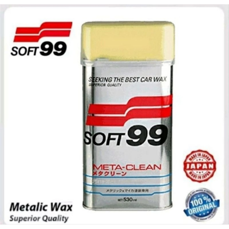 Jual Soft99 META CLEAN WAX 530ML Original Japan | Shopee Indonesia