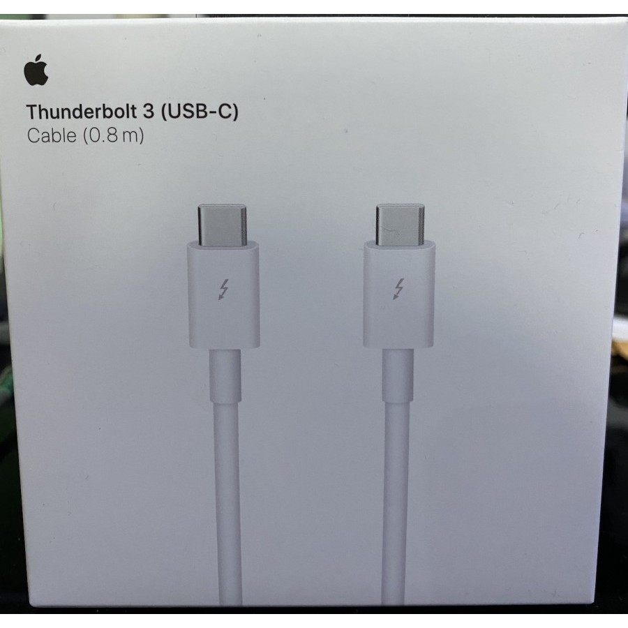 Jual Apple Thunderbolt 3 Cable 0.8M Original Usb Type C to Kabel Ke ...