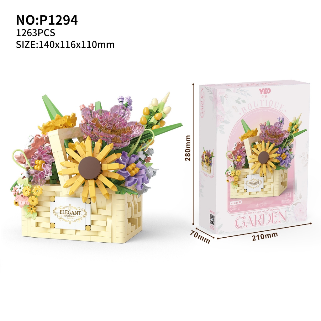 Jual LOZTOYS Nano Block Building Blocks Bunga DIY Flowers Mainan Balok ...