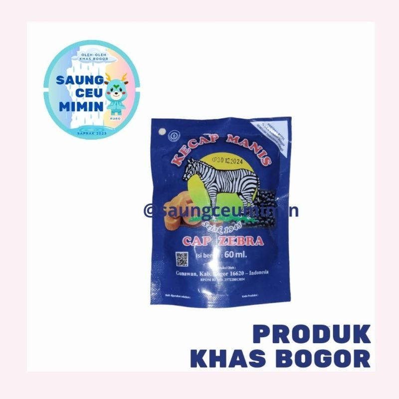 Jual Official Partner - Kecap Zebra Isi Ulang Pouch 60 ml Oleh Oleh ...