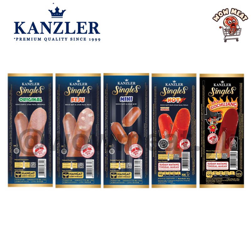 Jual Kanzler Singles Sosis All Varian | Shopee Indonesia