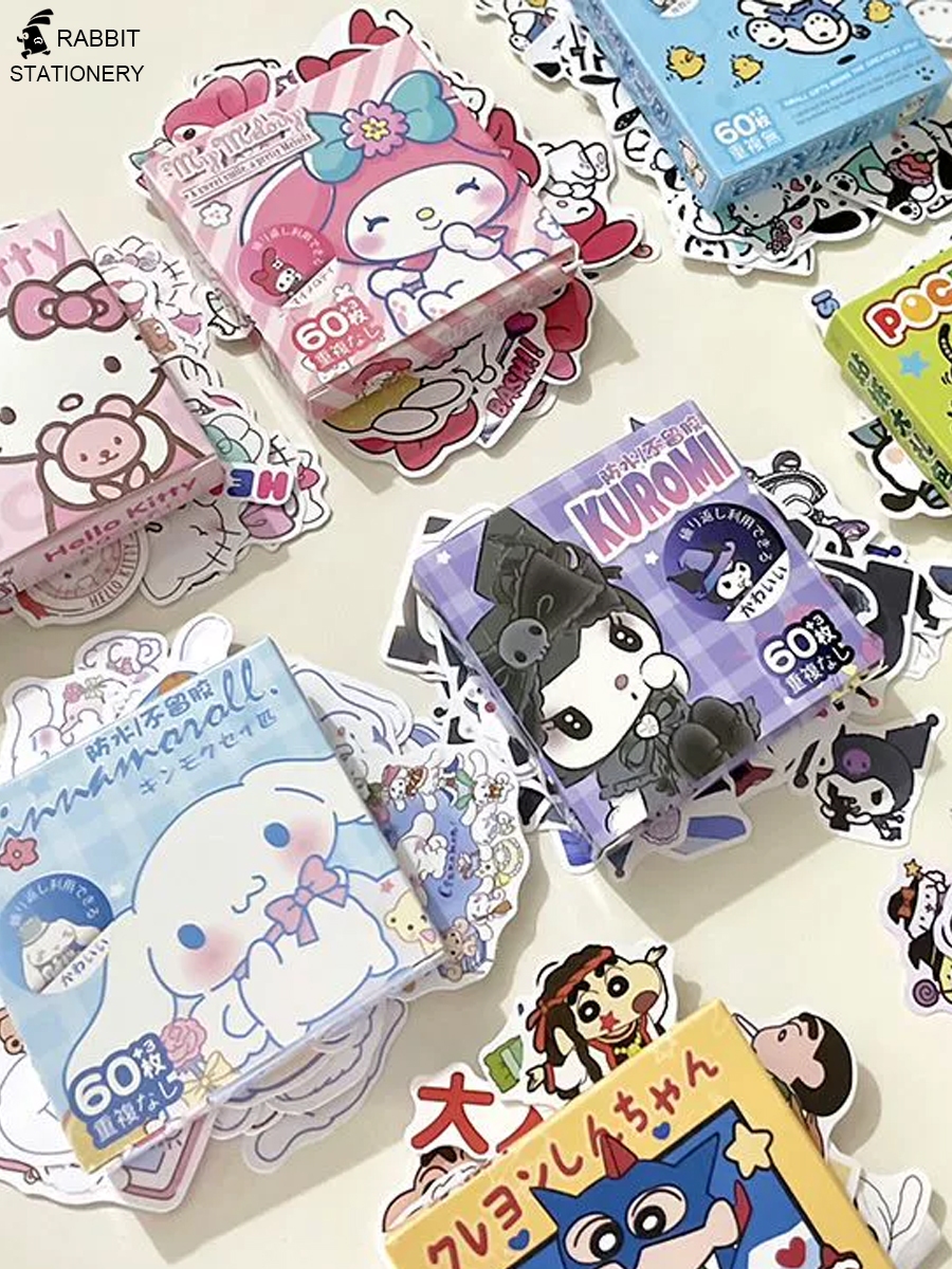 Jual stiker kuromi aesthetic/stiker sanrio cinnamoroll hellokitty ...
