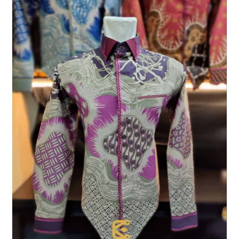 Jual KEMEJA BATIK SMOCK DOBBY PREMIUM DOUBLE FURING ADEM THAMRIN CITY ...