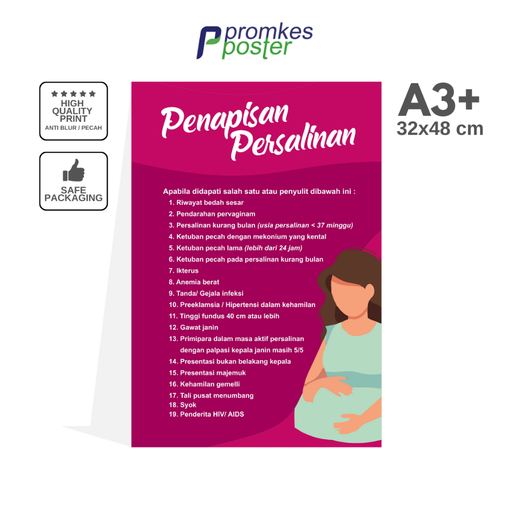 Jual Poster Kebidanan Penapisan Persalinan | Shopee Indonesia