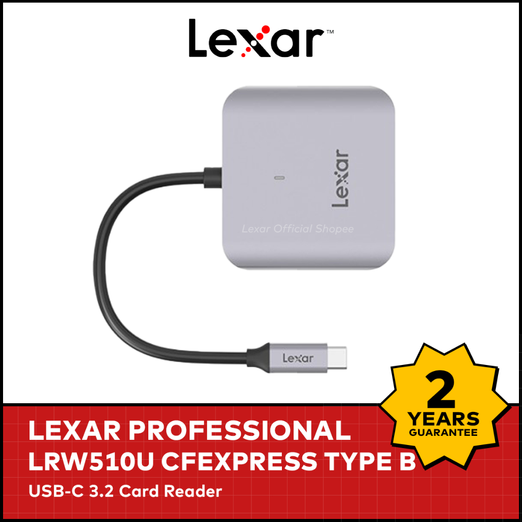 Jual Lexar Professional LRW510U CFexpress Type B USB-C 3.2 Card Reader ...