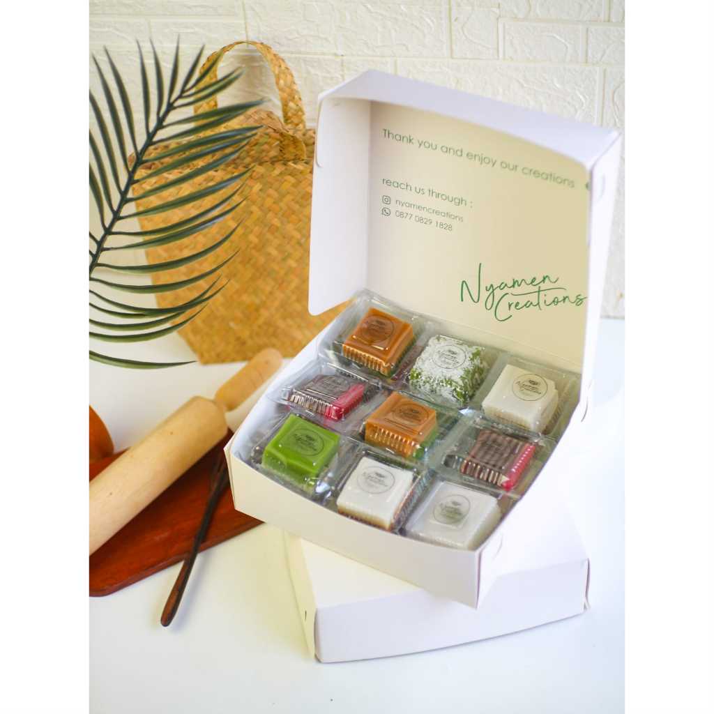 Jual [PO] Package Box Kue Basah Nyamen Creations ( Untuk Pengiriman 2 ...