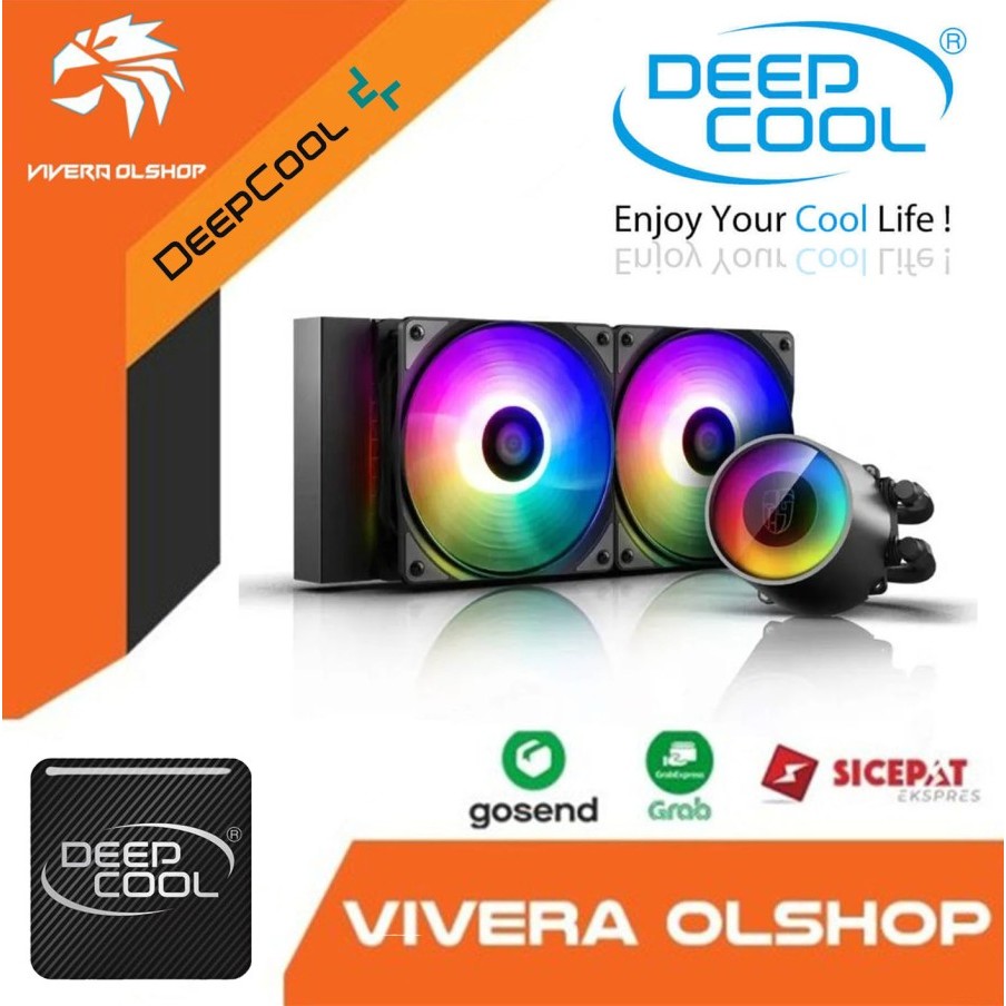 Jual Deepcool Castle 240 RGB V2 CPU Liquid Cooler (Second mantul ...