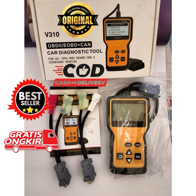 Jual Scanner OBD 2 Kendaraan/Motor Injeksi, Scaner Versi Android ...