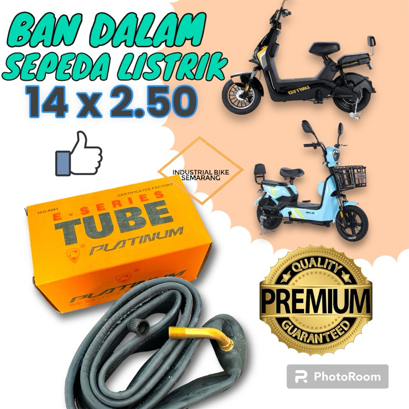 Jual PLATINUM Ban Dalam Tube Sepeda Listrik 14 x 2.50 Electric Bike 14 inch Original Dan ...