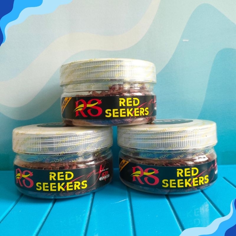 Jual Instan/COD Maggot Merah Red Seekers by Berritz KUALITAS PREMIUM untuk pakan ikan chana red ...