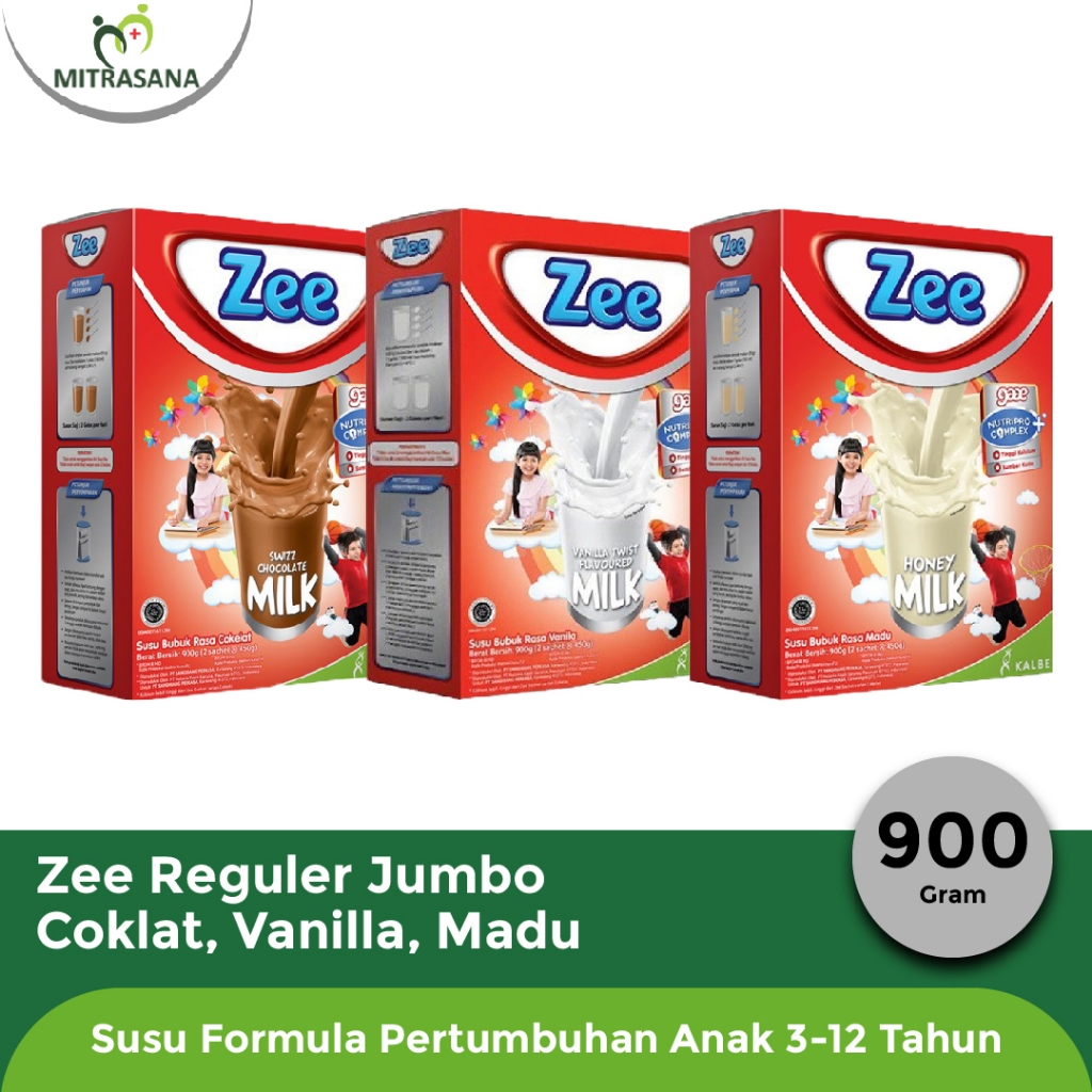 Jual Zee Reguler Jumbo 900gr Coklat Vanilla Madu ~ Susu Formula ...