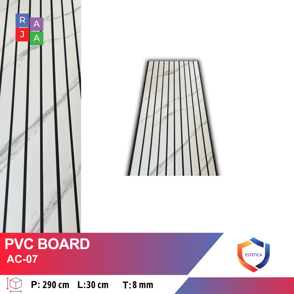 Jual PVC Board Wall Panel Dinding PVC Motif Marmer Panjang 2,9 Meter ...