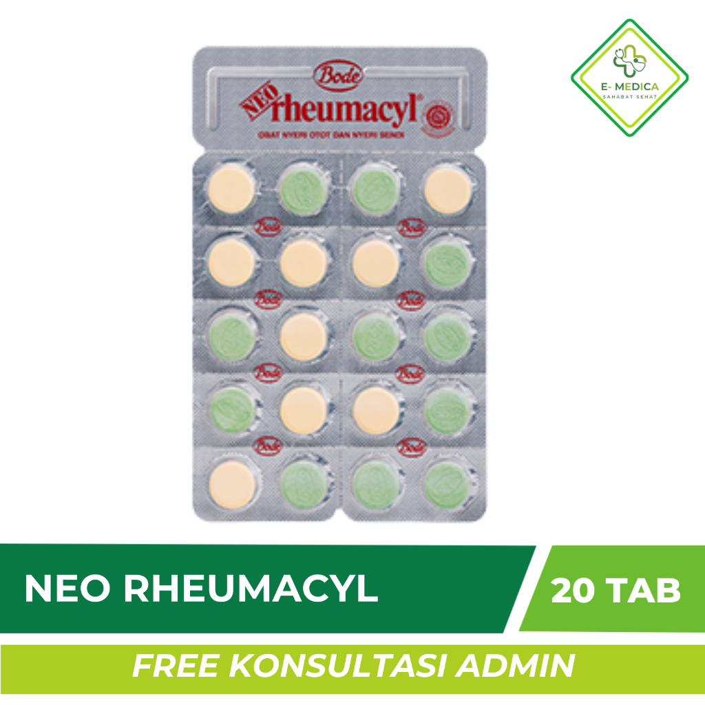 Jual Neo Rheumacyl 1 strip 20 tablet Pereda Nyeri Otot dan Nyeri Sendi ...