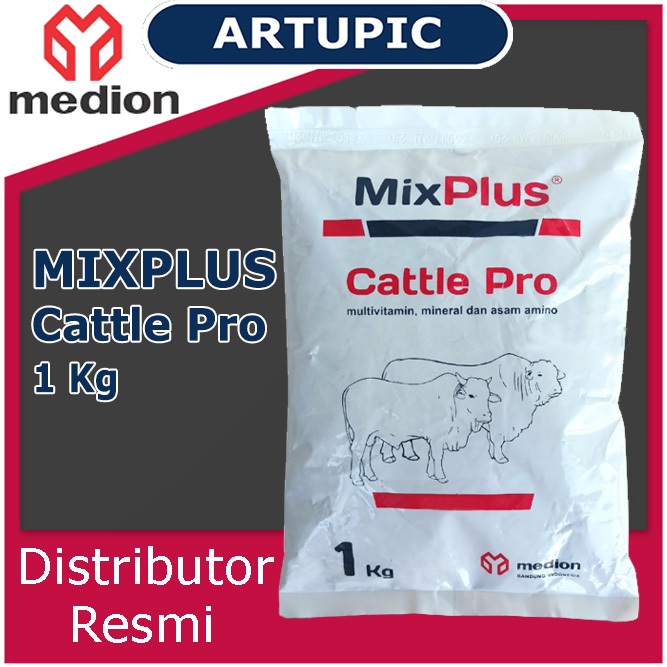 Jual Mixplus Cattle Pro 1 kg Mix Plus Pro Vitamin Sapi Kambing Domba ...