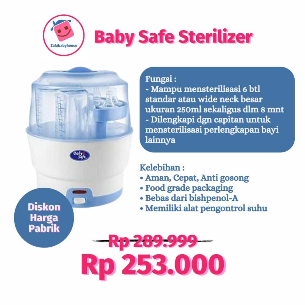 Jual Baby Safe Alat Steril Botol Sterilizer LB317 | Shopee Indonesia