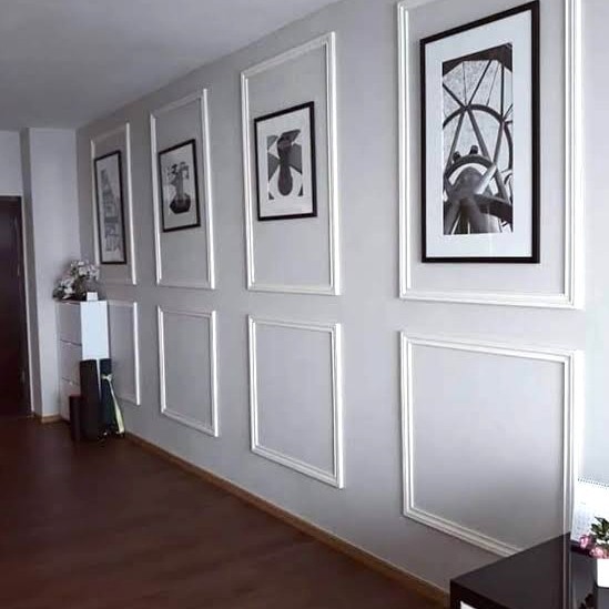 Jual Lis List Border Profil Wall Moulding/Molding Panel PVC Dekorasi ...