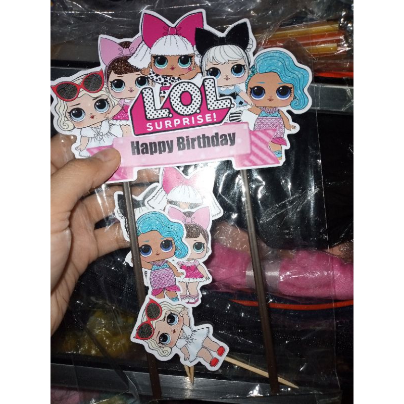 Jual topper hiasan ultah karakter anak | Shopee Indonesia