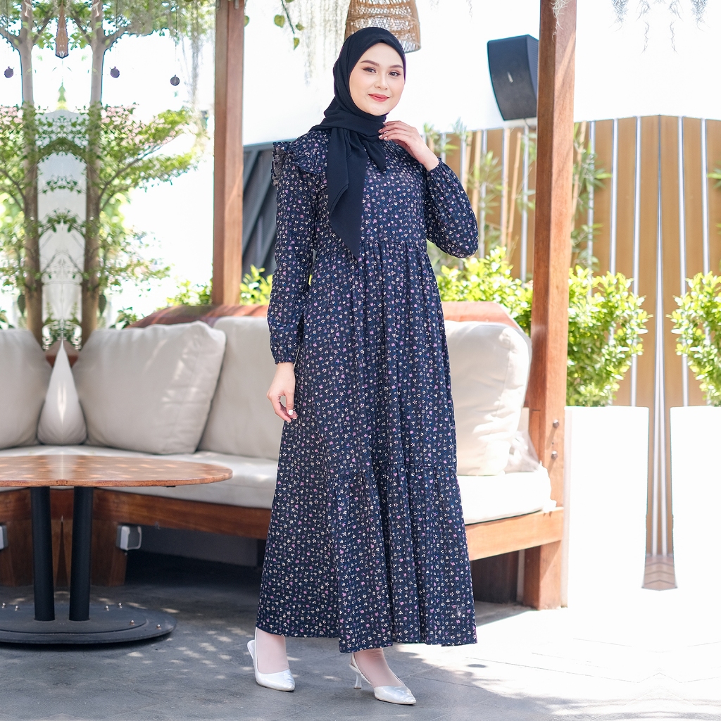 Jual My Zahir Cindy Dress Busui Friendly Bahan Katun Jepang Size M-XXL | Shopee Indonesia