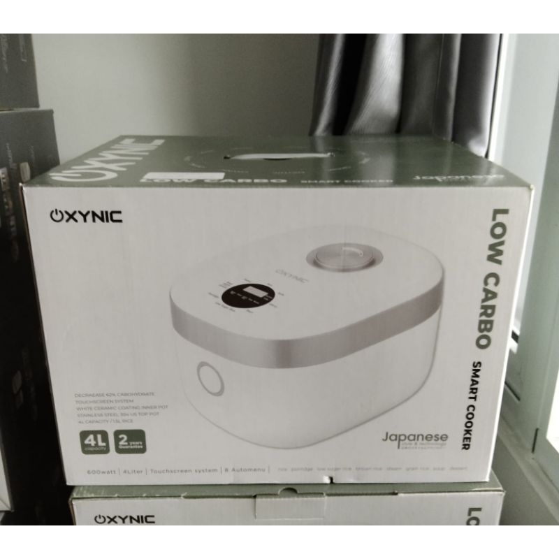 Jual OXYNIC RICE COOKER LOW CARBO SMART COOKER 4 LITER ORIGINAL ...