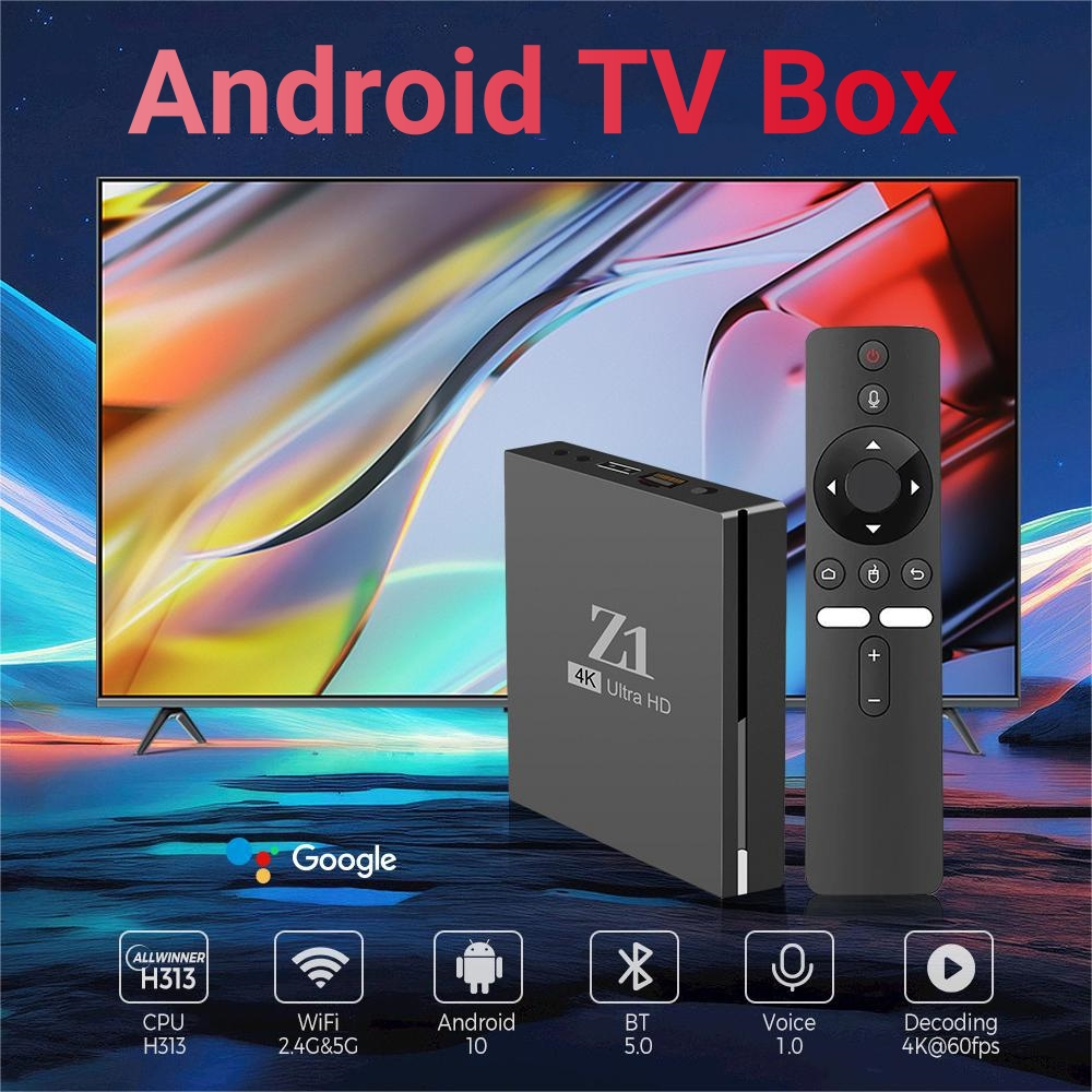 Jual Smart TV Box Unlocked Google TV Smart Voice Control Bluetooth ...