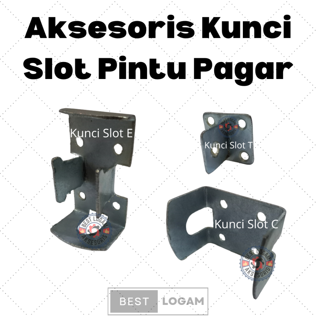 Jual Aksesoris Kunci/Rumah Slot Pintu Pagar Besi Gebyog | Shopee Indonesia