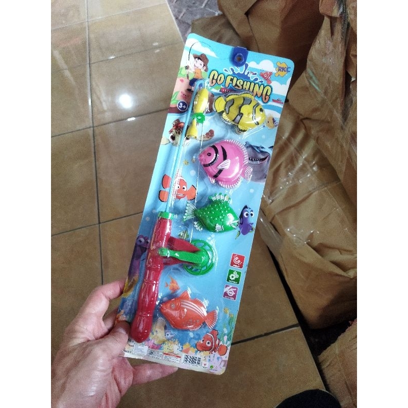 Jual mainan pancing ikan go fishing RKC15002-1 | Shopee Indonesia