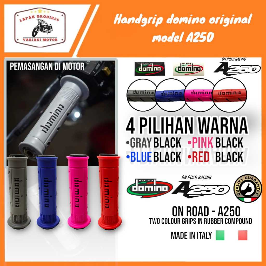 Jual Grip Domino Handgrip domino Original Super Soft model garis Full ...