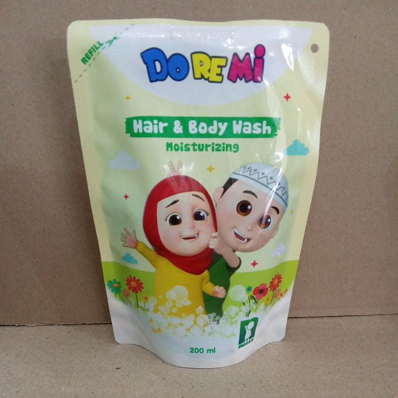 Jual Doremi Hair&Body Wash Nussa refill 200ml | Shopee Indonesia