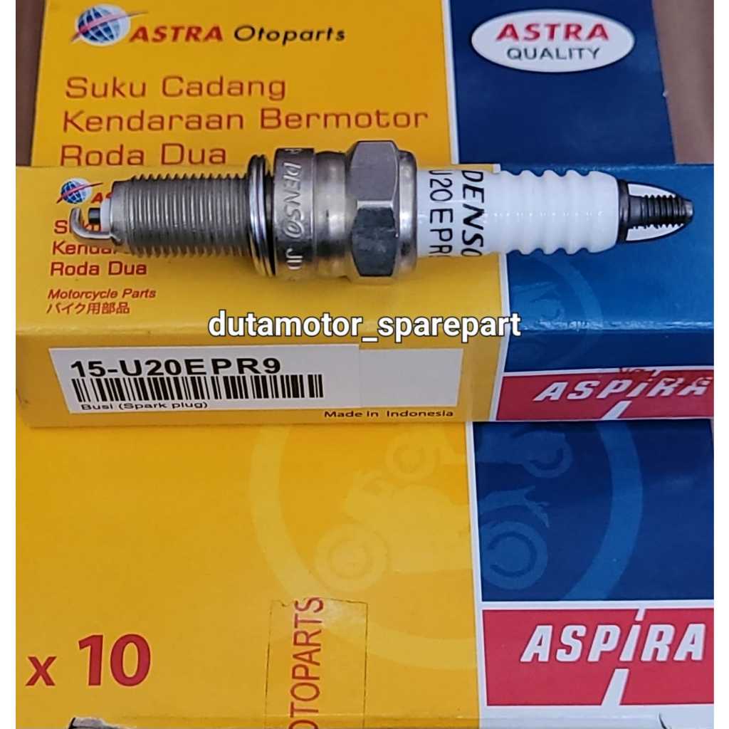 Jual BUSI DENSO ASPIRA U20EPR9 ORIGINAL ASTRA OTOPARTS | Shopee Indonesia