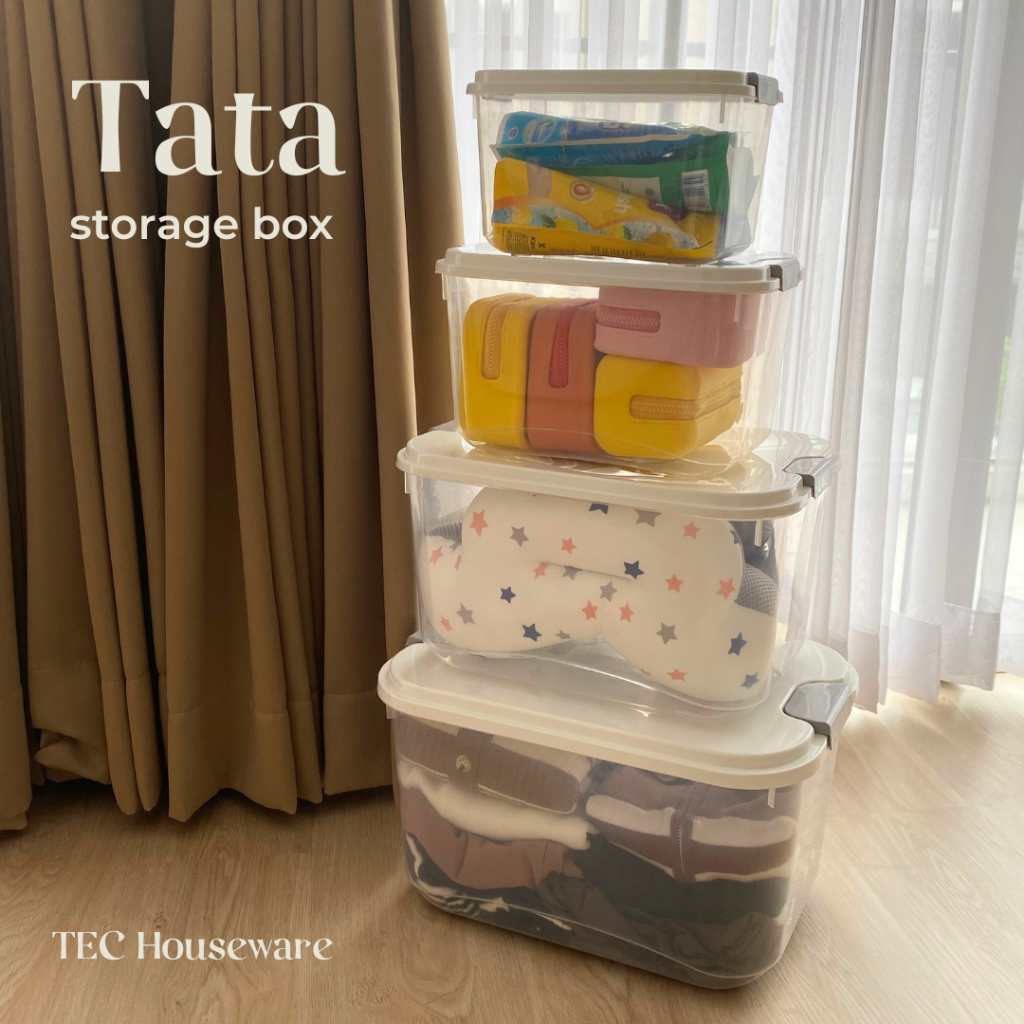 Jual Tempat Penyimpanan Storage • TEC • TATA Organiser Box Kotak ...