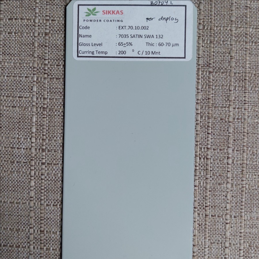 Jual Powder Coating Warna 7035 Satin Swa 132 Eksterior - Harga 1 Kg ...