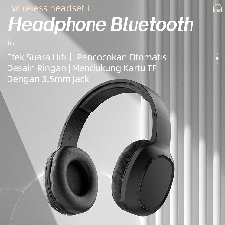 Jual BASIKE Headphone Bluetooth Wireless Headset Earphone Efek Suara ...