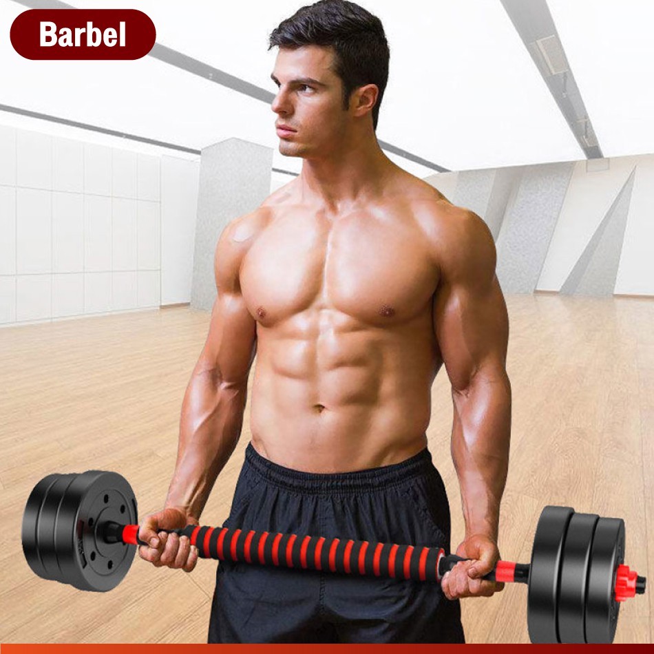 Jual HTD SPORT Dumbbell Set 10KG 20KG 30KG 40KG PVC Alat Olahraga Beban ...