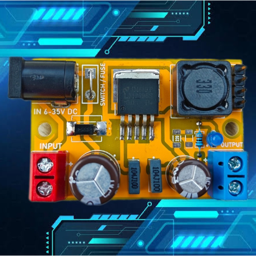 Jual Step down DC to DC LM2596 Fix Output 5V 3.3V 3A High Quality ...