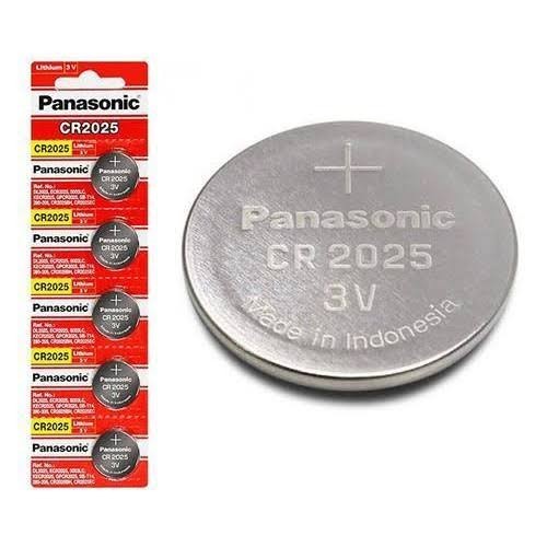 Jual Baterai Kancing Panasonic Batre Remote Alarm CR 2025 3v Original ...