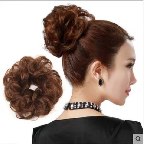 Jual KARET ULIR PREMIUM / IKATTAN RAMBUT WIG / RAMBUT PASLU / IKAT RAMBUT HAIR BUN CURLY ...