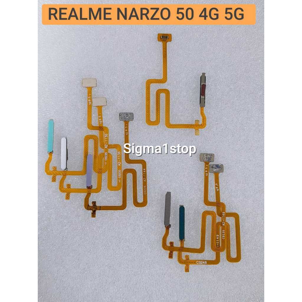 Jual REALME NARZO 50 4G 5G FLEXIBLE FINGER PRINT KABEL SIDIK JARI ...