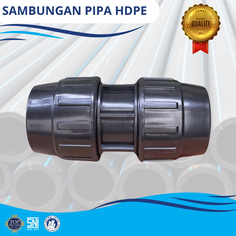 Jual Sambungan Shock Pipa Hdpe 1 Inch 32mm - Coupler Hdpe | Shopee ...