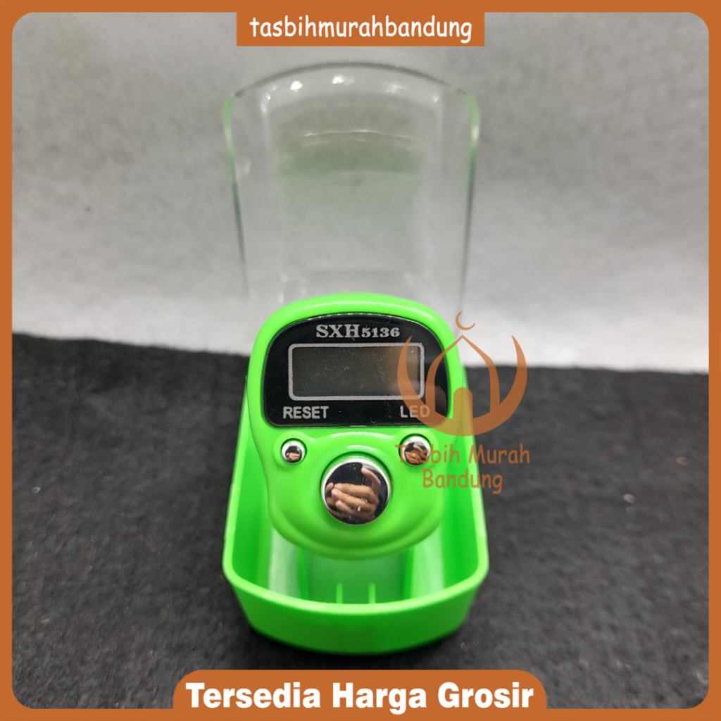 Jual Tasbih Digital LED Finger Counter Kotak Kaca | Shopee Indonesia