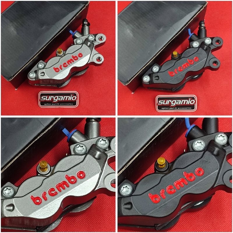 Jual Kaliper 4p logo brembo kaliper brembo 4 piston | Shopee Indonesia