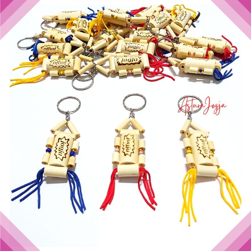 Jual Gantungan Kunci Khas Jogja || Ganci Souvenir Oleh Oleh Malioboro Jogja | Shopee Indonesia