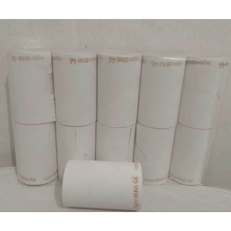 Jual Kertas struk kasir thermal logo bank BNI 58/57x40mm | Shopee Indonesia