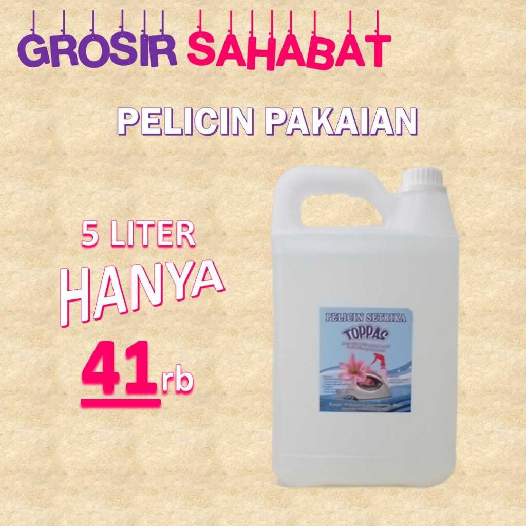 Jual Pelicin Setrika Toppas 5L | Shopee Indonesia
