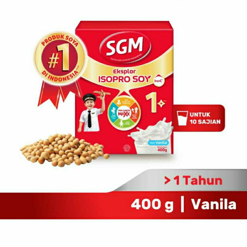 Jual SGM Eksplor Soya 1+ Eksplore Complinutri Vanila Madu 400Gr / 400 Gr | Shopee Indonesia