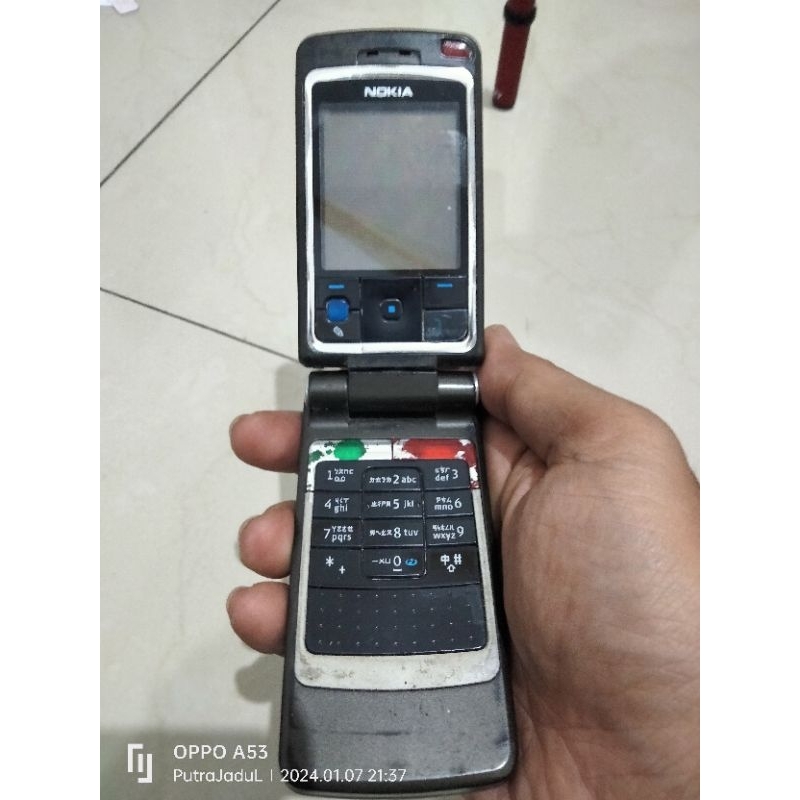Jual Nokia 6260 Bahan Gambling Original Mulus Jadul Langka Unik Imut Speaker Bass Stereo Joss ...