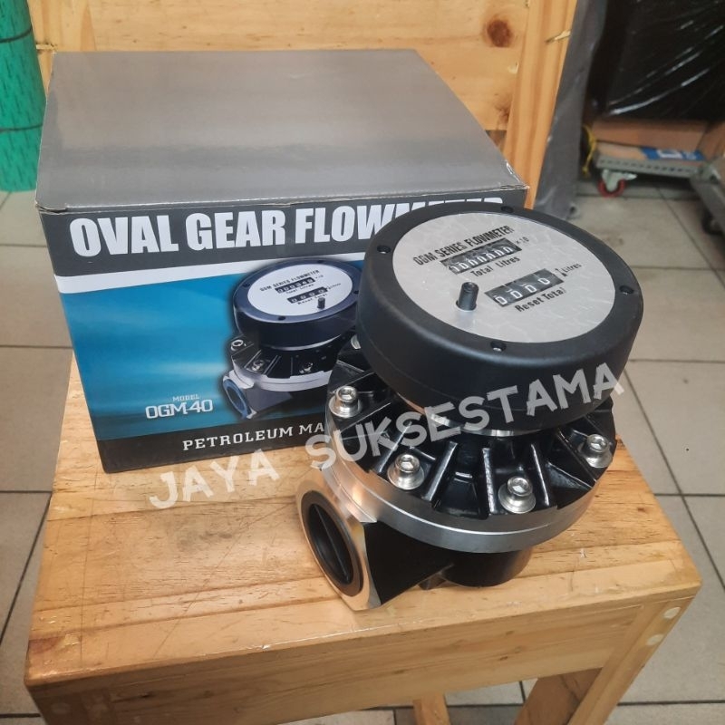 Jual Oval Gear Flow Meter OGM 2" inch Meteran Solar DN 50 Analog ...
