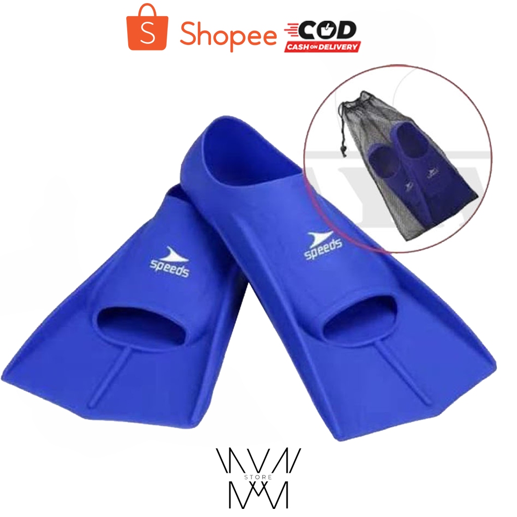 Jual SPEEDO Sepatu renang atau kaki katak speedo original - Biru ...